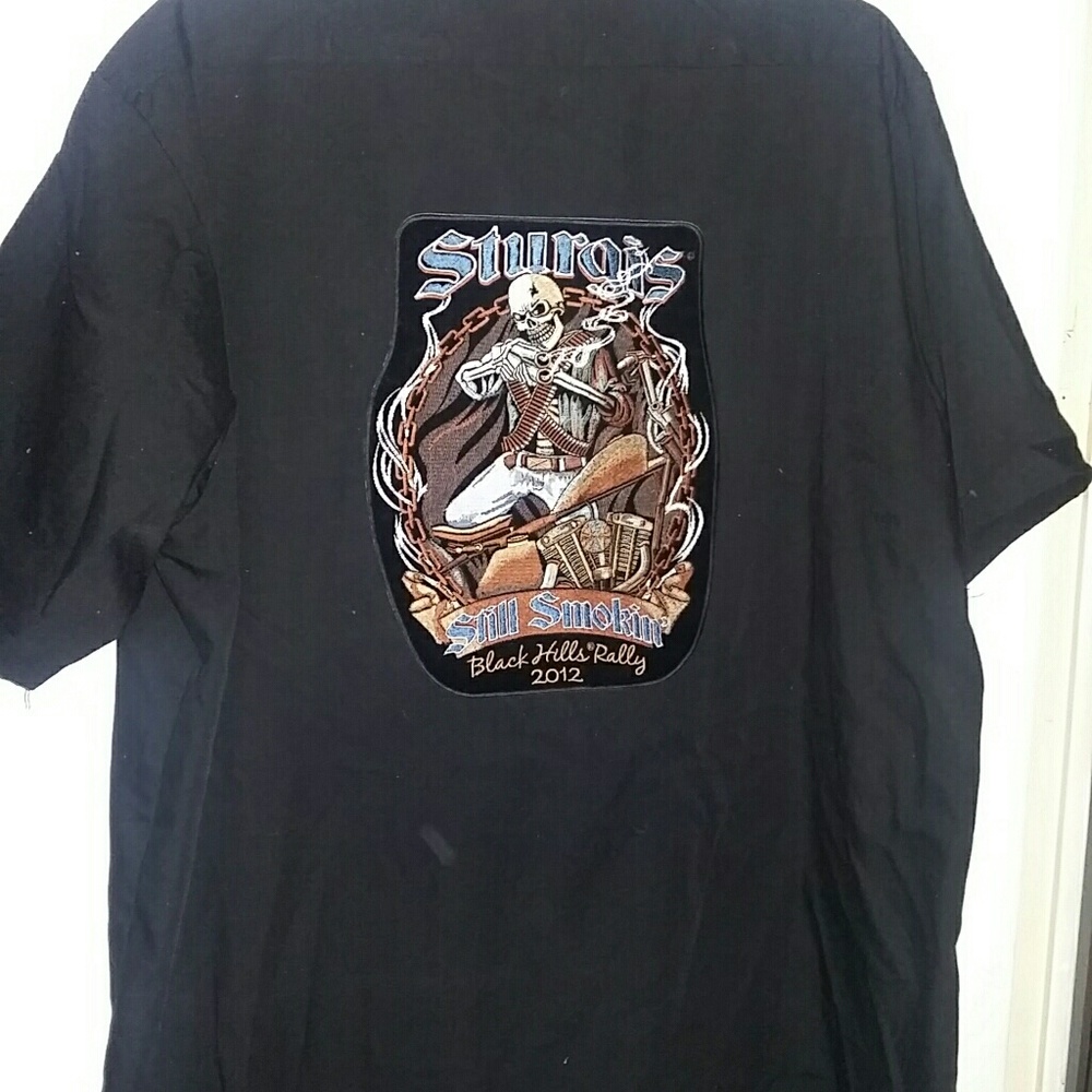 Harley Davidson Vintage Sturgis Rally Biker Shirt - Gem